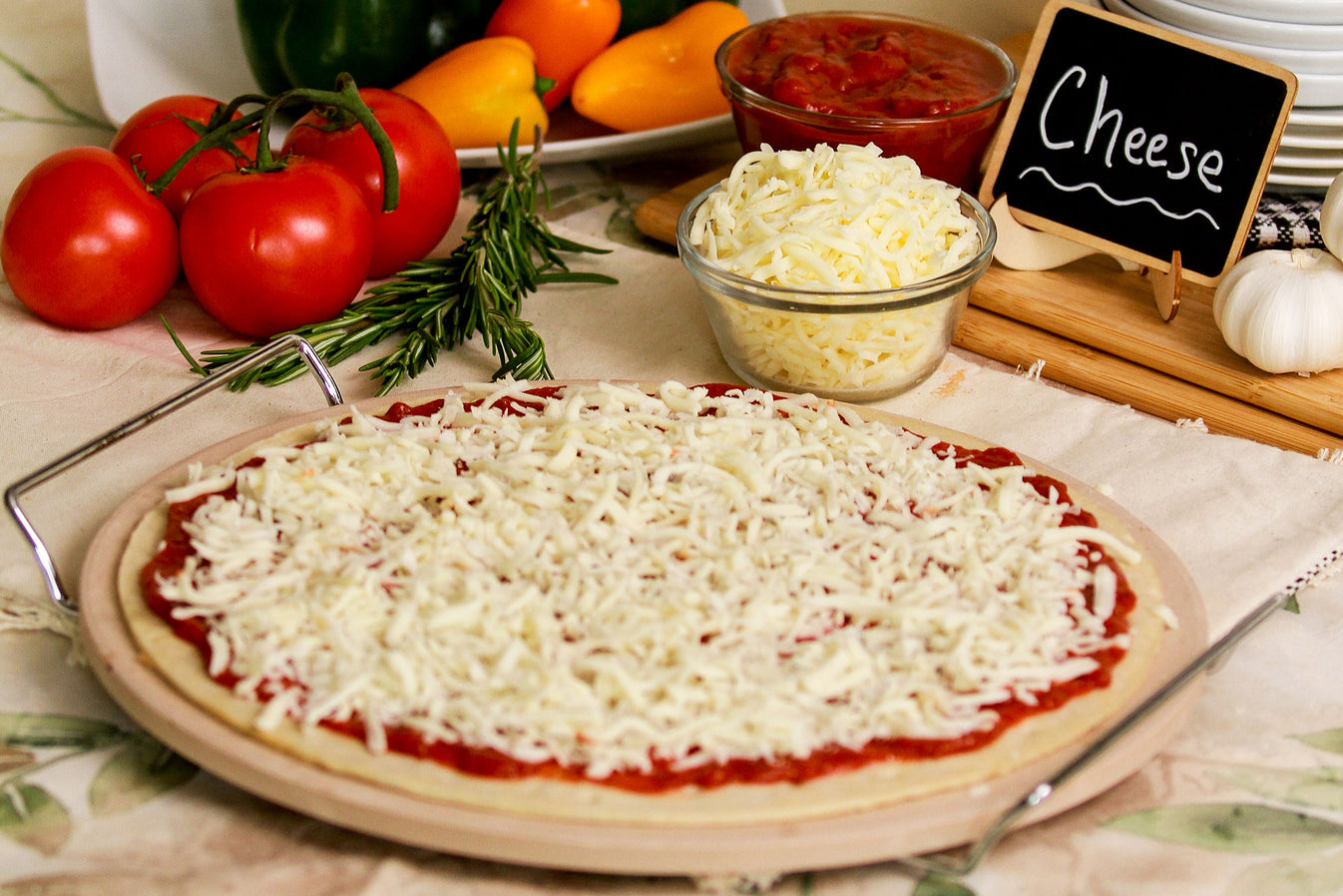 Cheese Pizza Setup (3 pizzas) – S & T Too